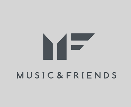Music & Friends - Logo | Projecten | Blick - Visuele Communicatie